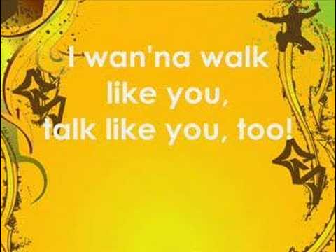 Jonas Brothers- I Wan'na Be Like You With Lyrics - YouTube