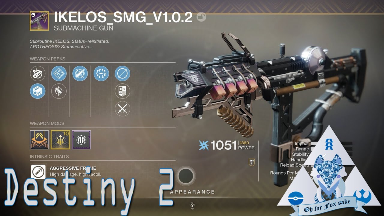Destiny 2 Ikelos SMG - Random Rolled Nostalgia - YouTube