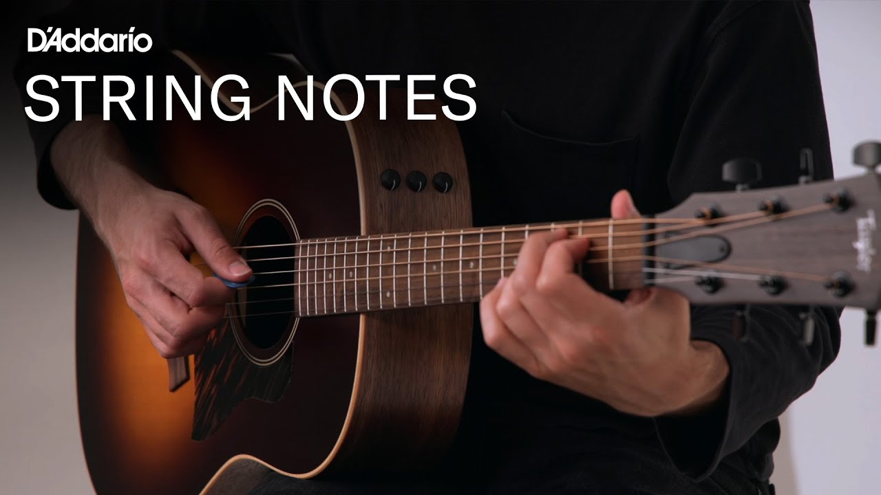 Learn The Guitar String Notes In Order - YouTube