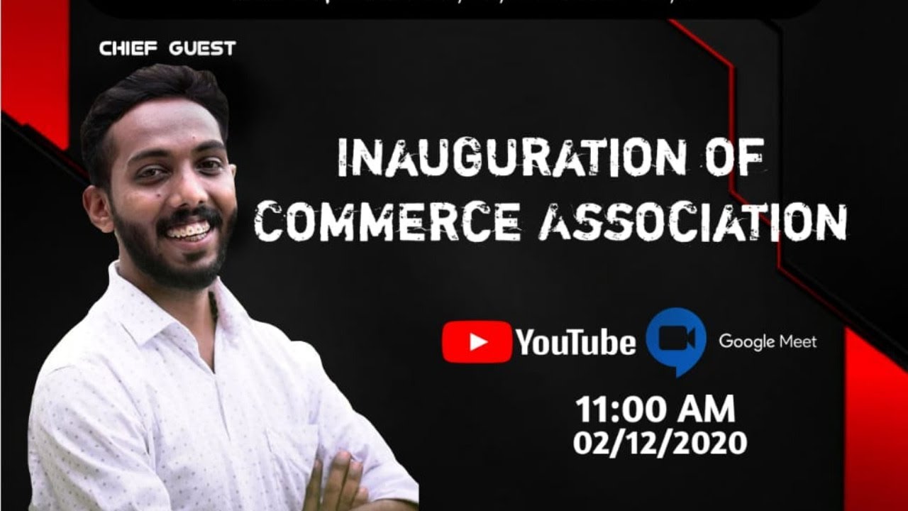 inauguration of commerce association - YouTube