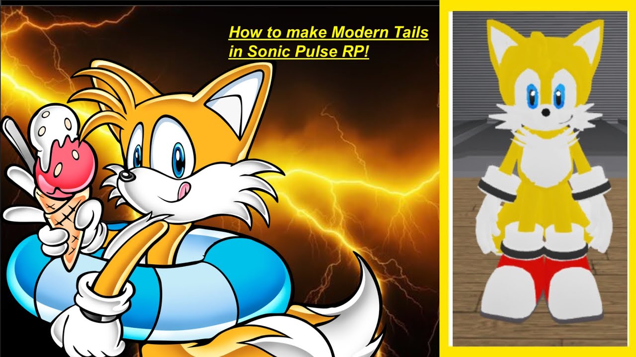 ( 350 Sub Special! ) How to make Modern Tails in Sonic Pulse RP ! - YouTube