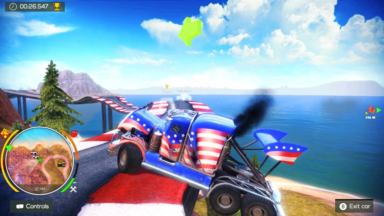King Truck Maximus On Narrow Roads | Off The Road Unleashed Nintendo ...