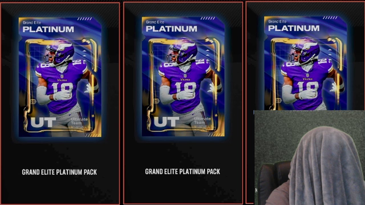 SO I OPENED UP TWO GRAND ELITE PLATINUM PACKS..............| MADDEN 25 ...