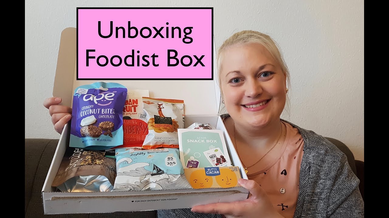 Unboxing Foodist Box | Healthy Snacks | Süßigkeiten ohne raffinierten ...