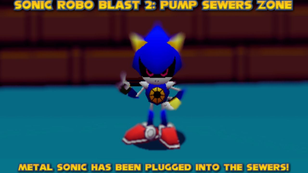 METAL SONIC IS NOW IN THE SEWERS ! | Sonic Robo Blast 2: Pump Sewers ...