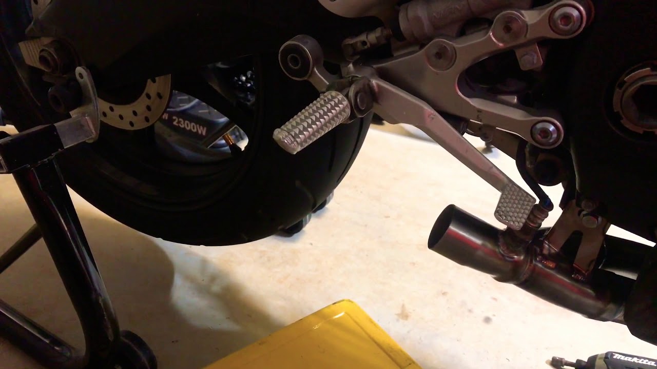 Yamaha R6 Decat Straight pipe exhaust - YouTube