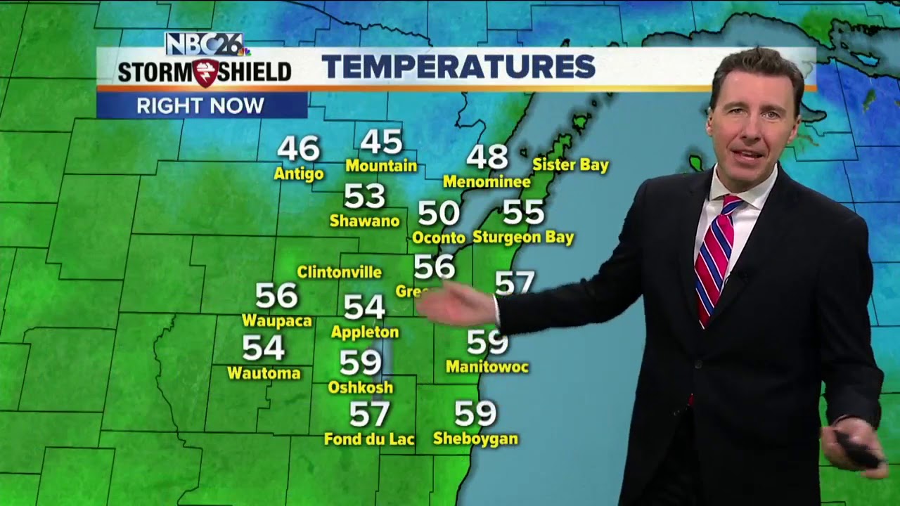 Michael Fish's NBC26 weather forecast - YouTube