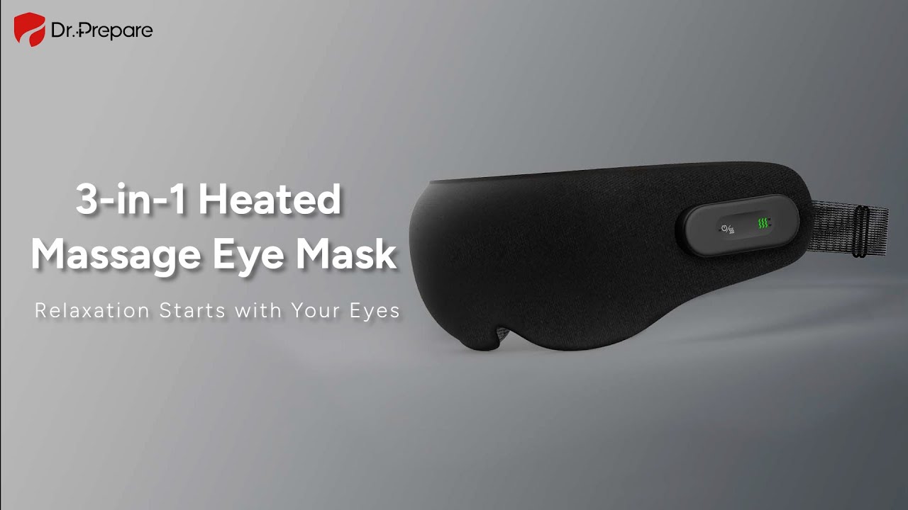 Drprepare Heated Massage Eye Mask Youtube