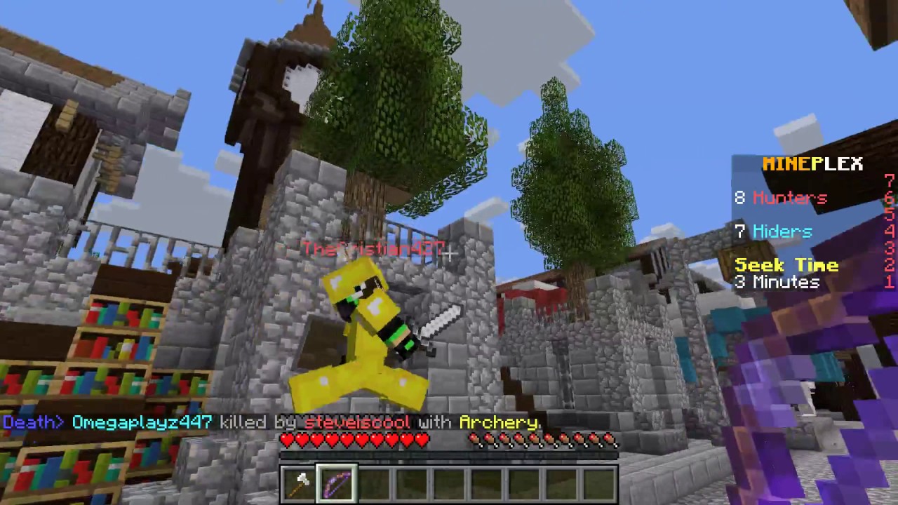 minecraft mineplex server block hunt! - YouTube