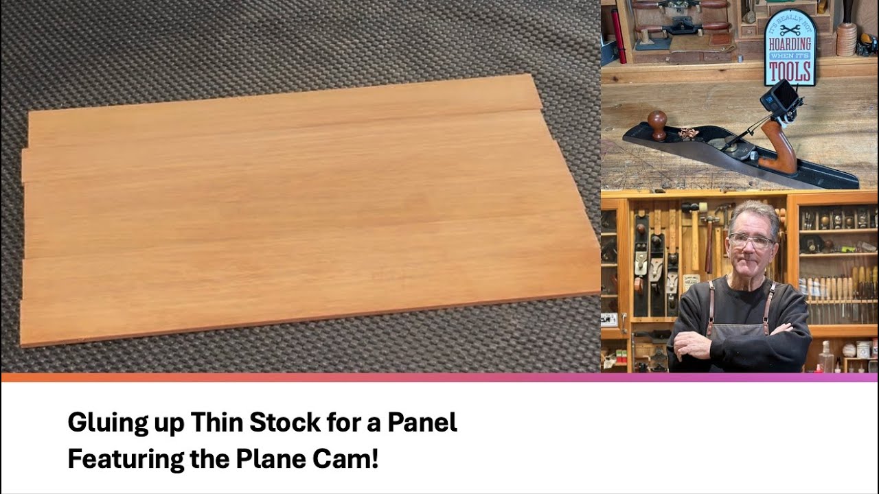 Gluing Up Thin Stock for a Panel - Woodworking Joinery - YouTube