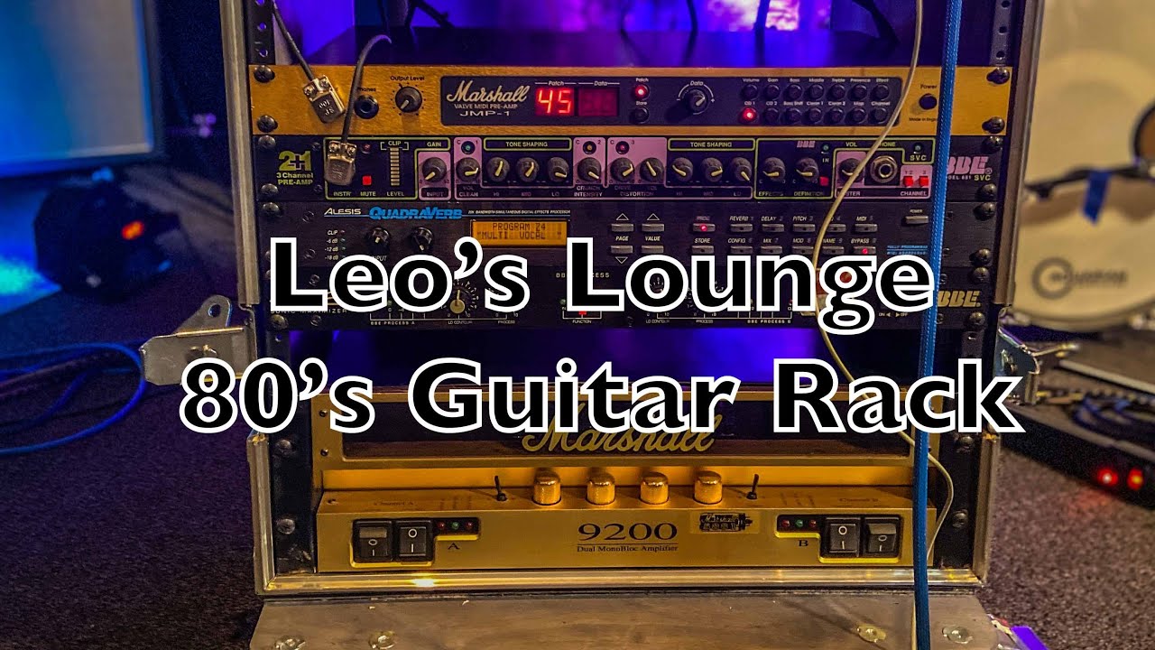 Leo's Lounge 80's Guitar Rack - YouTube