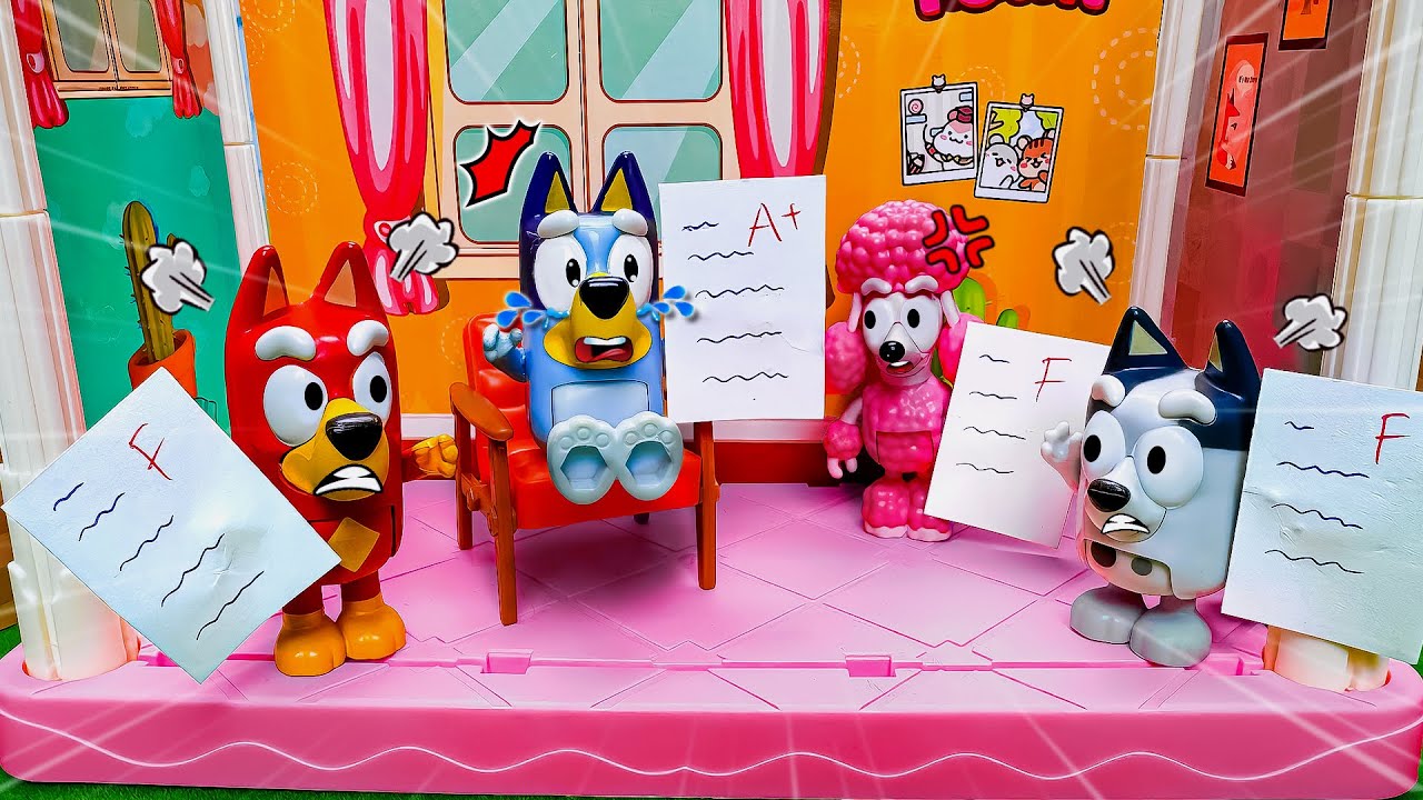 Bluey Catches Peppa Stealing Her A+! Honesty Lesson | Pretend Play with ...