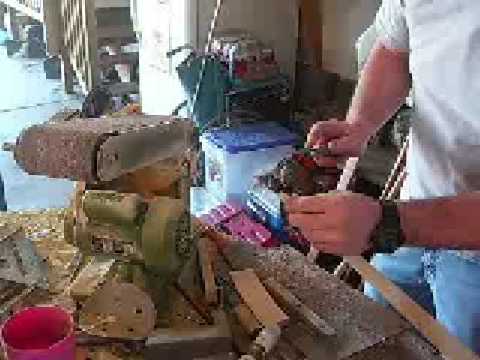 Making a Traditional Longbow & Recurve Bow Part 2 - Sanding, Shaping ...