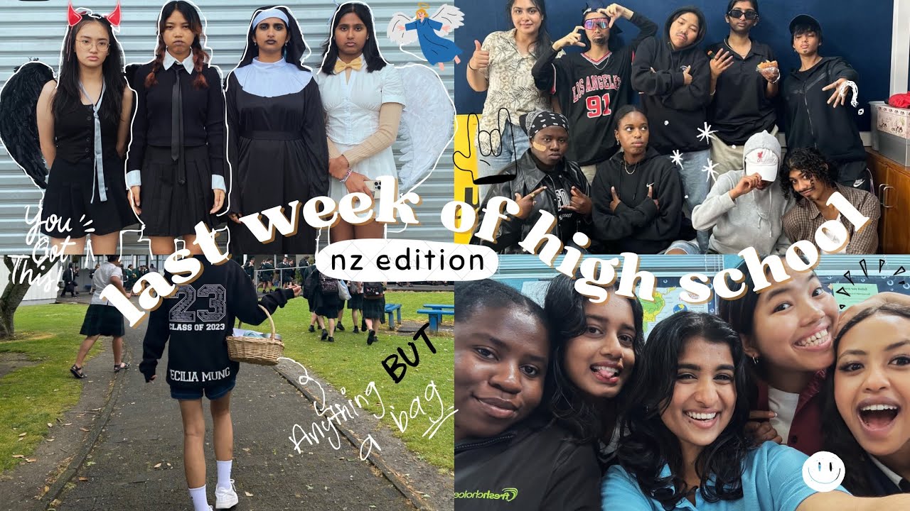 Last week of high school | gender swap, uniform swap, Halloween/book ...