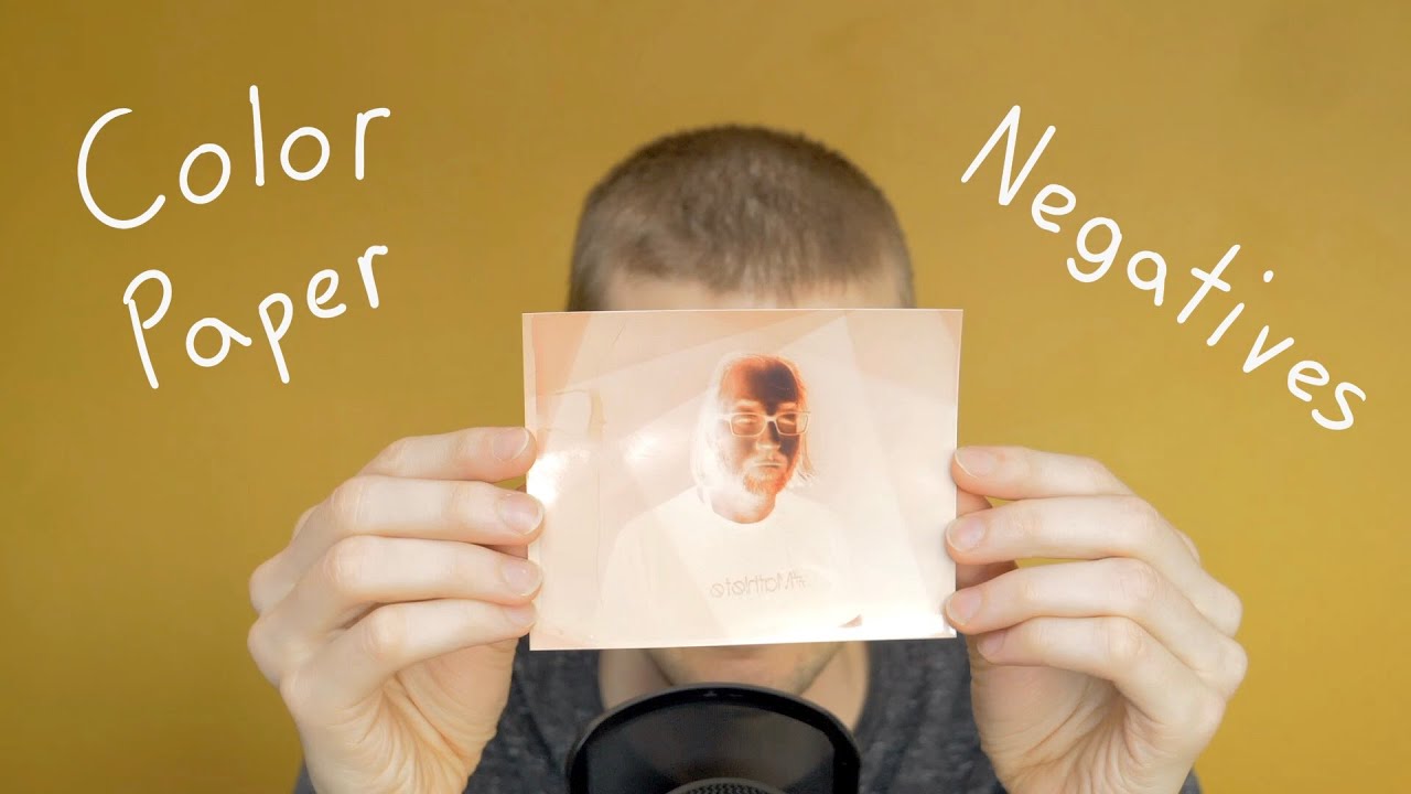 Dave Tries Color Paper Negatives - YouTube
