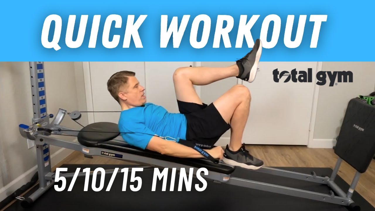 Quick & Effective Total Gym Workout in 15 Minutes (or LESS!) - YouTube