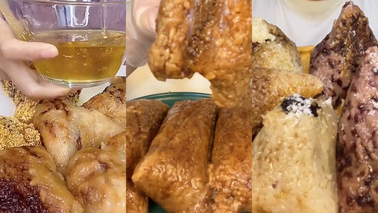 Mukbang ~ sticky rice #374 - YouTube