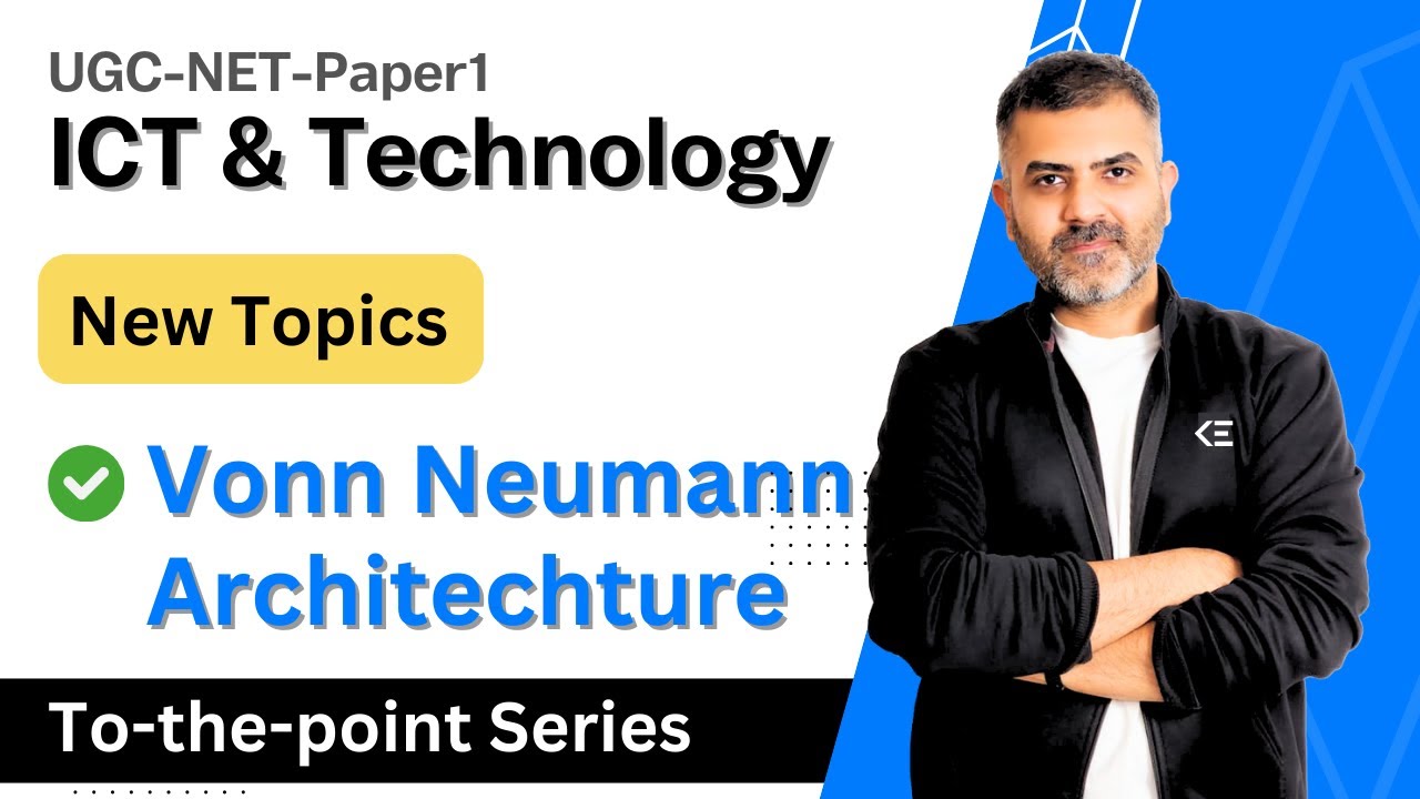 Vonn Neumann Architecture | ICT & Technology | UGC-NET-Paper 1 - YouTube