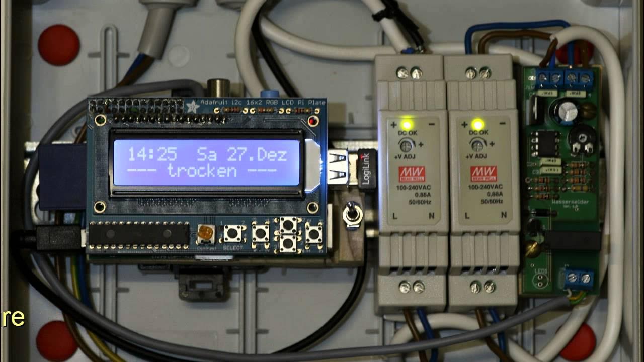 Raspberry Pi Water Alarm System - YouTube