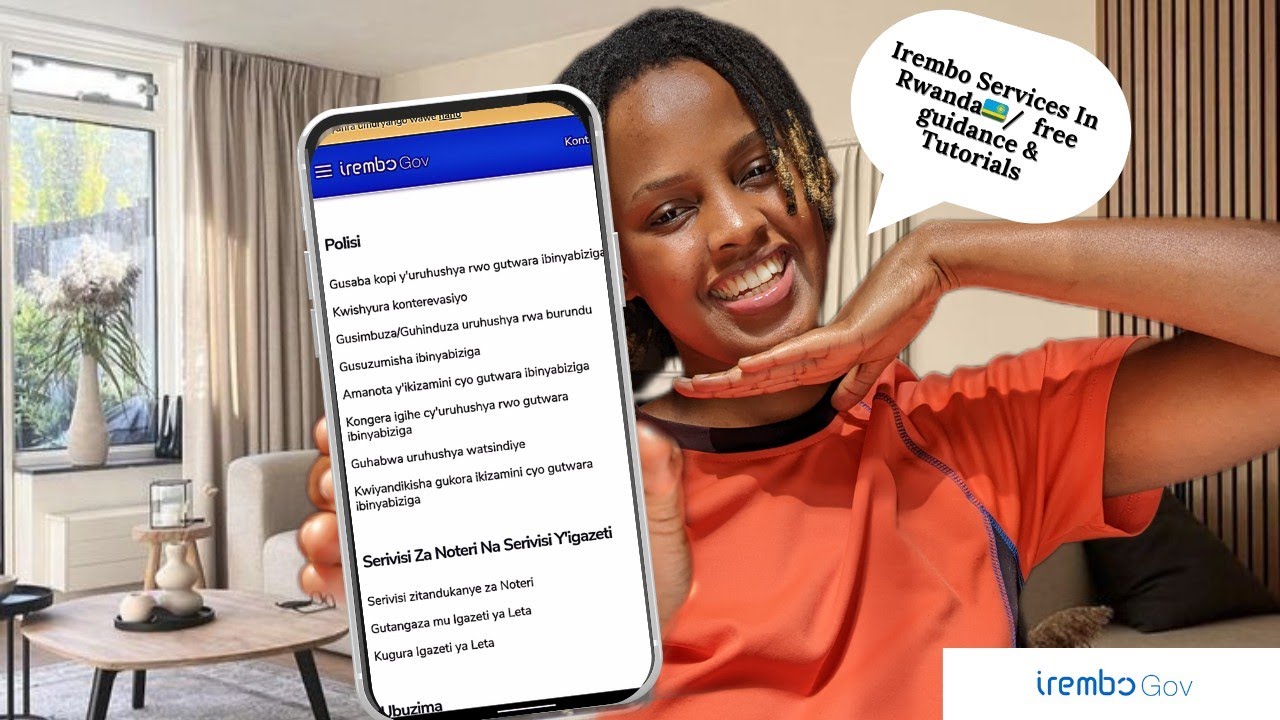 Vlog: How to Use Rwanda Irembo Services | Easy Steps for Permit ...