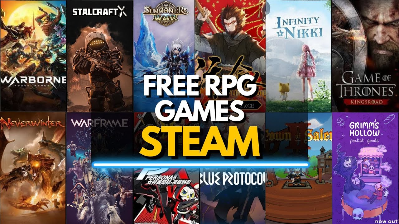 TOP 30 BEST FREE RPG GAMES ON STEAM You Need to Play in 2025! - YouTube