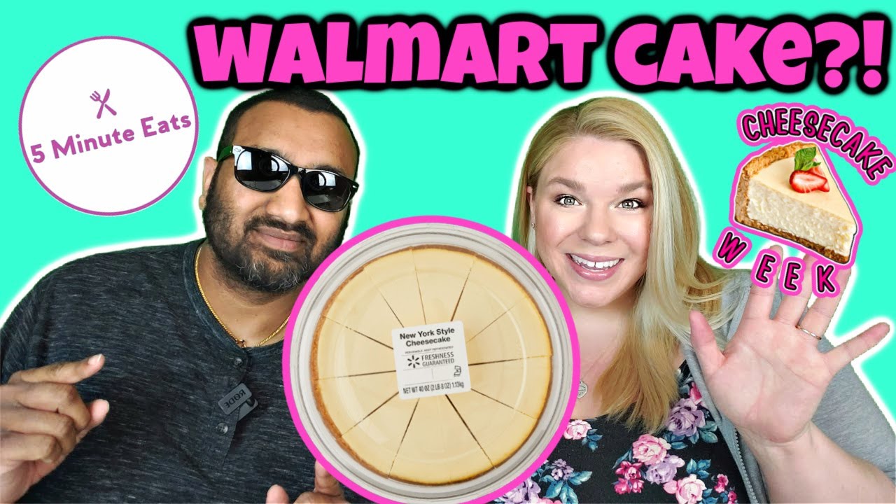 Walmart Freshness Guaranteed New York Style Cheesecake Review - YouTube