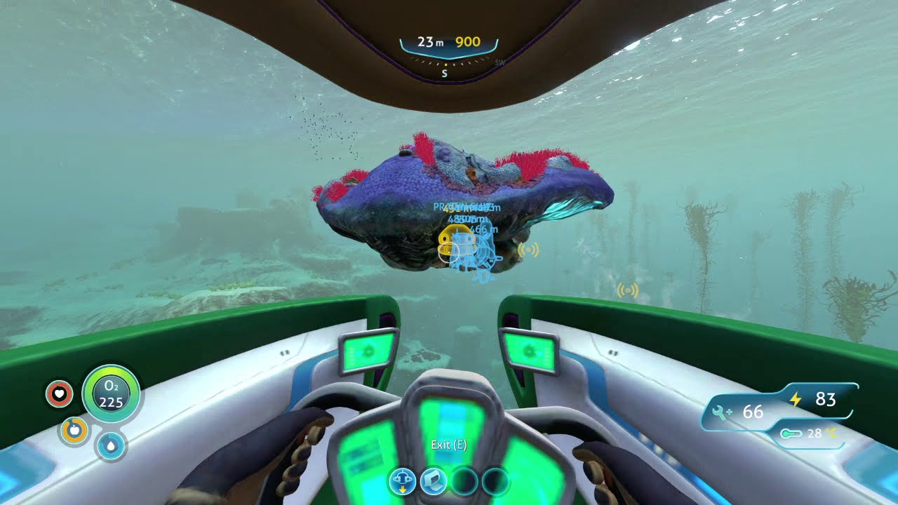 Subnautica - Speed-back Leviathan (Reefback moving fast bug) - YouTube
