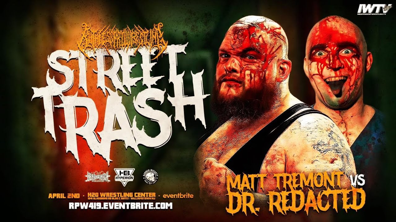 RUTHLESS PRO WRESTLING: DR. REDACTED vs MATT TREMONT - YouTube