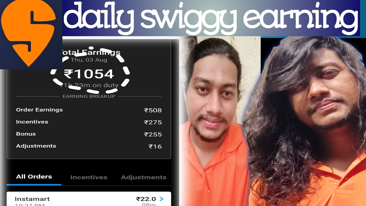 swiggy daily earning#swiggy #zepto #zomato #motovlog #swiggydeliveryboy ...