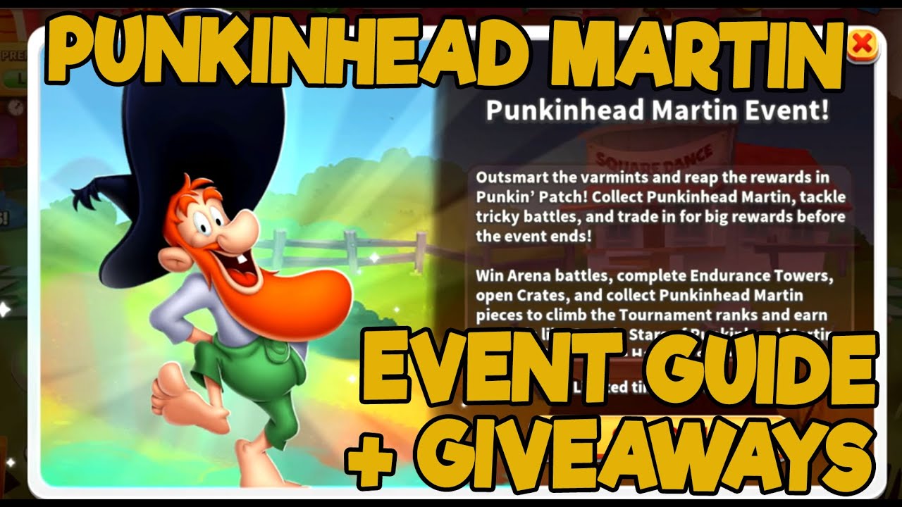PUNKINHEAD MARTIN EVENT GUIDE AND GIVEAWAYS - LOONEY TUNES WORLD OF ...