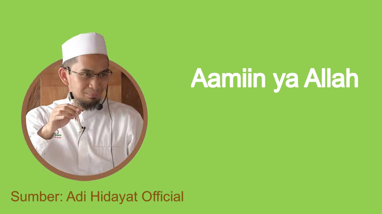 Aamiin ya Allah - YouTube