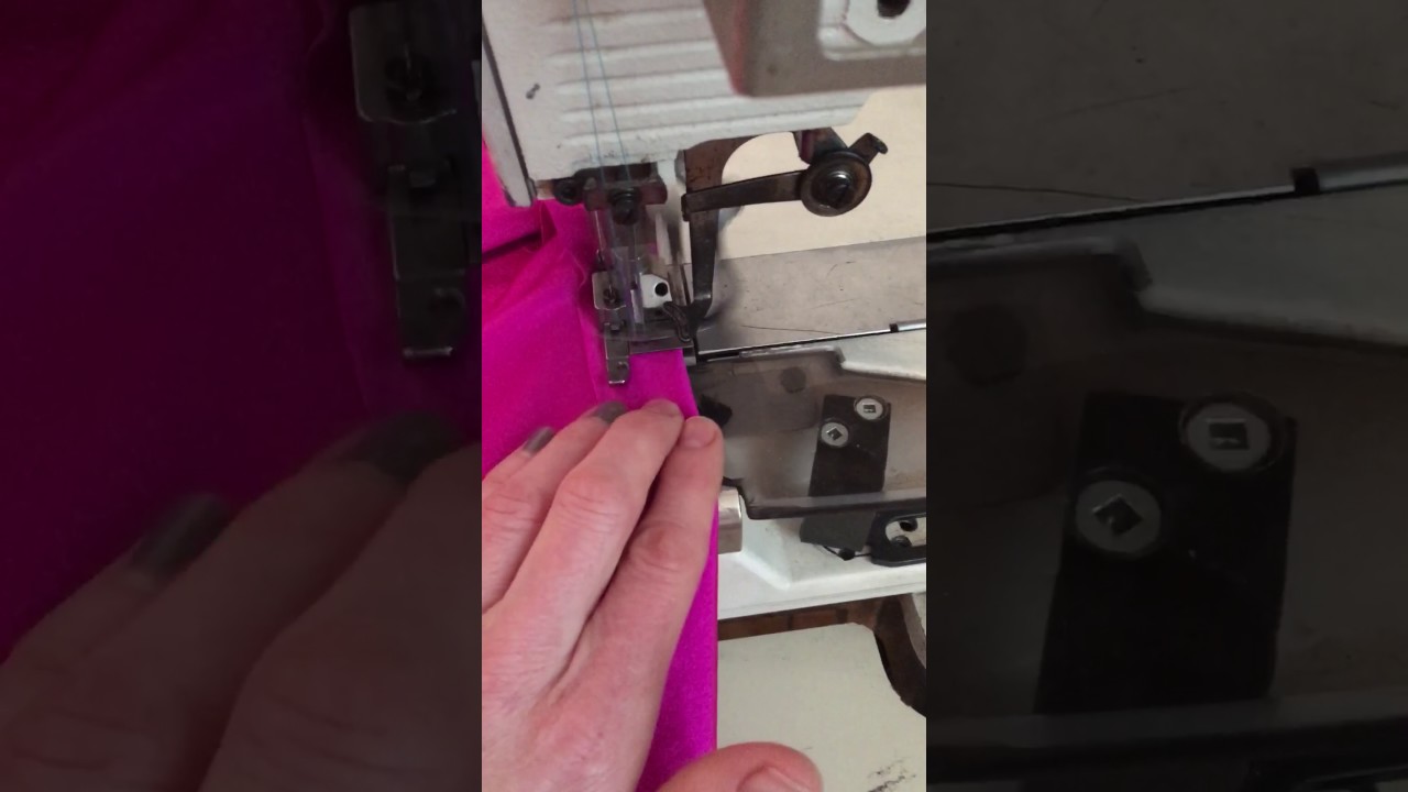 Industrial coverstitch machine - YouTube