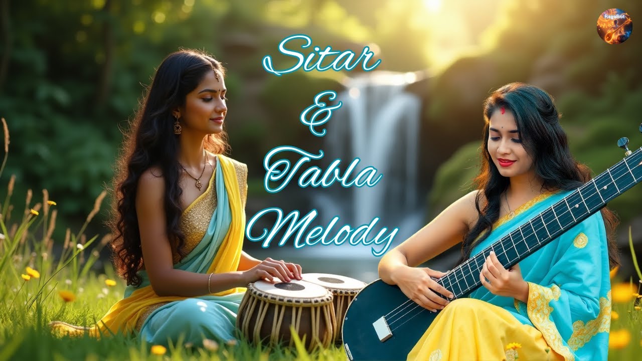 Indian Classical Music Instrumental Fusion | Sitar & Tabla Melody # ...