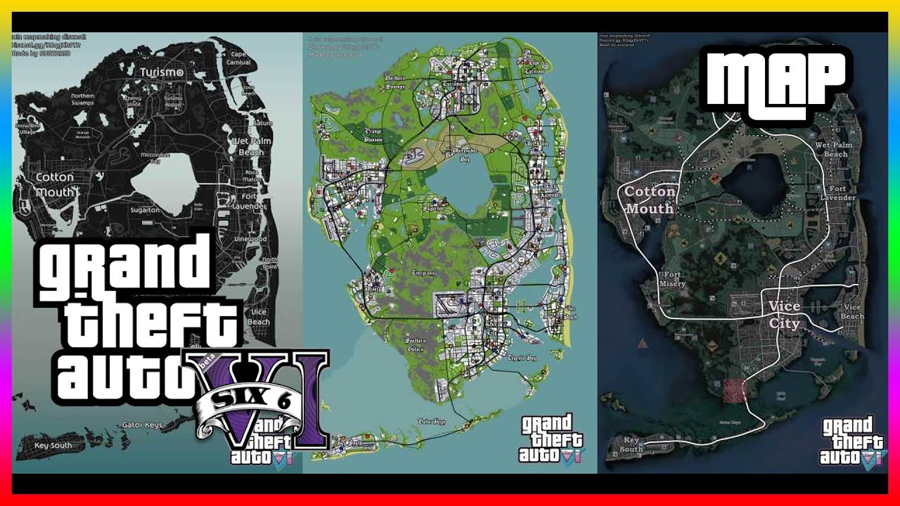 Unveiling the Map of GTA 6: Exploring the Next Adventure" - YouTube