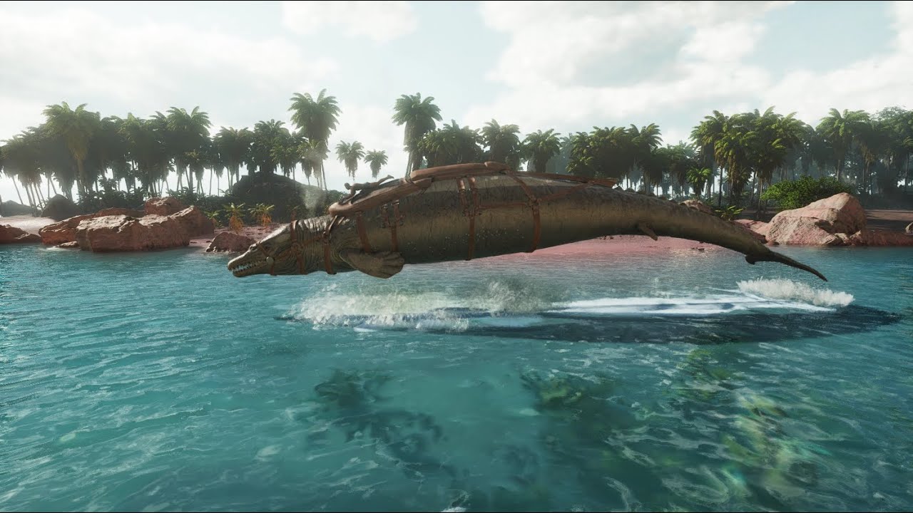 GETTING OUR FIRST OCEAN TAME IN ARK SUVIVAL ASCENDED - YouTube