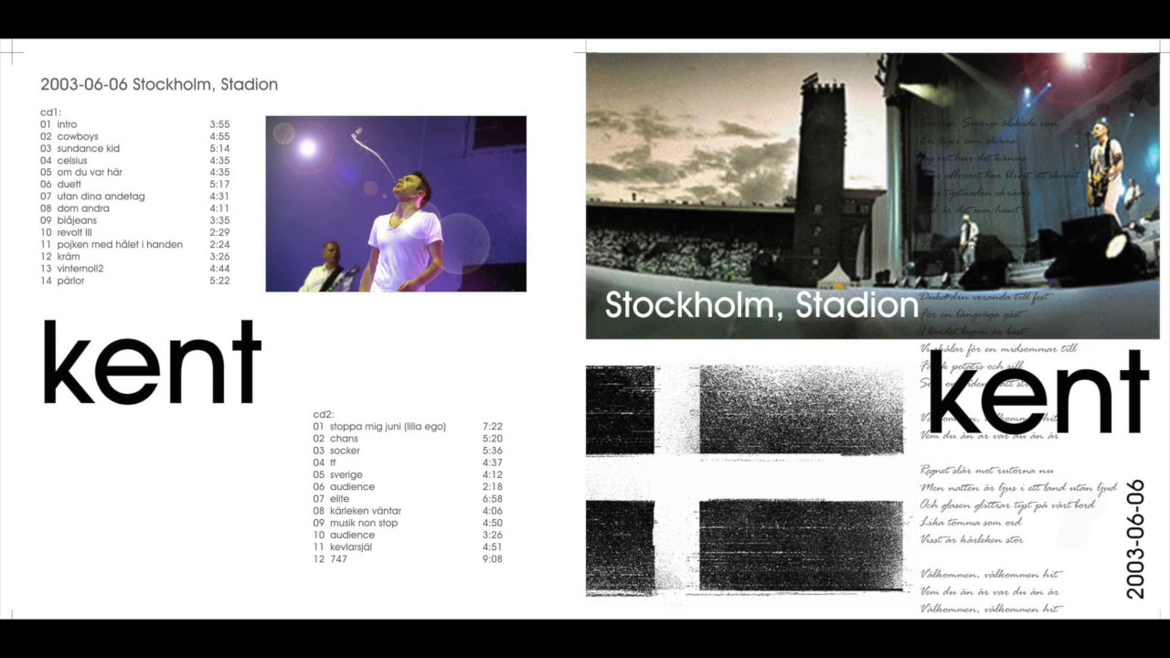 Kent - Live at Stockholms Stadion (Vita konserten, 6 juni 2003) - YouTube