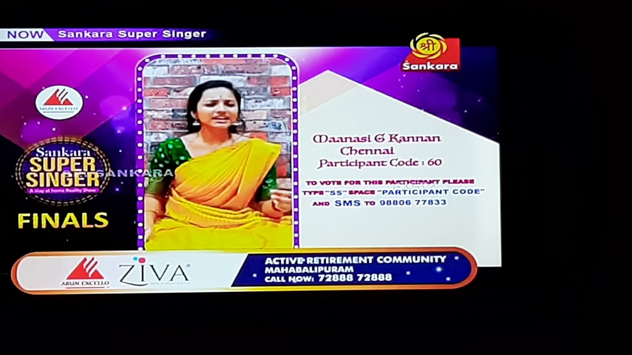 Shankara TV Super singer Finals performance by Maanasi G Kannan - YouTube