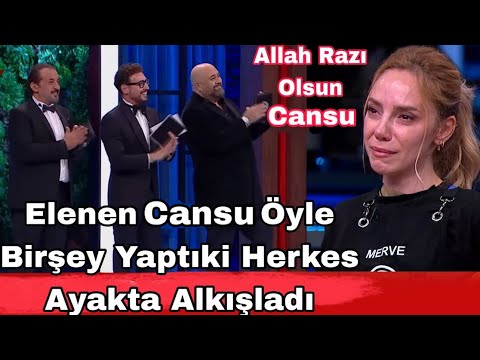 Masterchefte Elenen Cansu Öyle Birşey Yaptıki Herkes Ayakta Alkışladı Allah Razı Olsun Cansu
