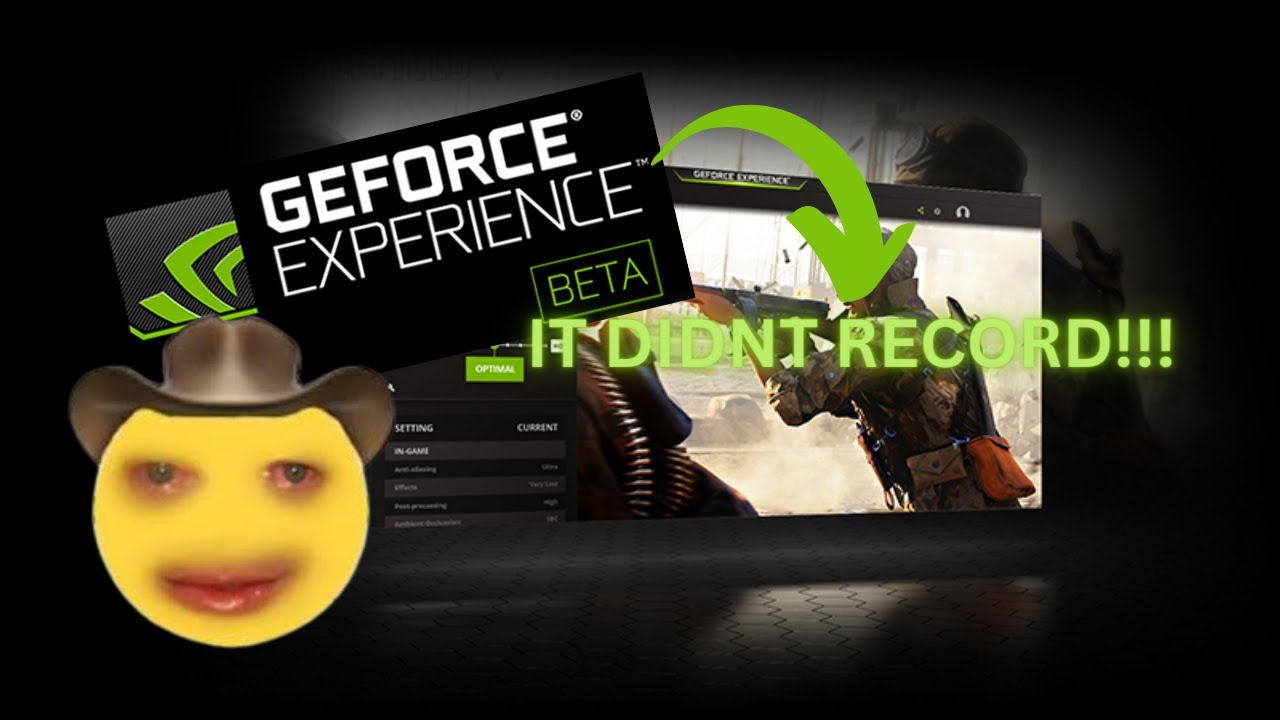 Never Use Geforce Experience for recording videos (no sound because ...