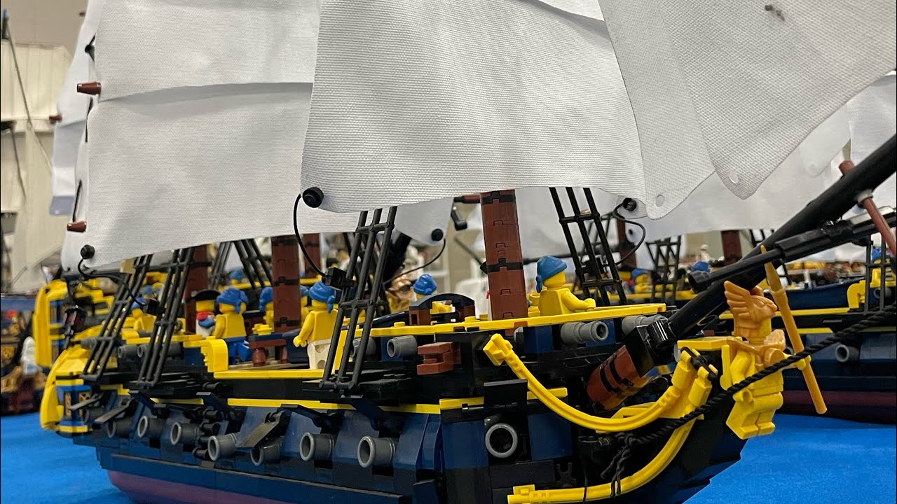 LEGO Napoleonic Naval Battle - Bricks Cascade 2022 - YouTube