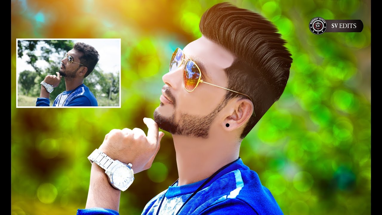 photoshop manipulation background mixing and effects tutorial - YouTube
