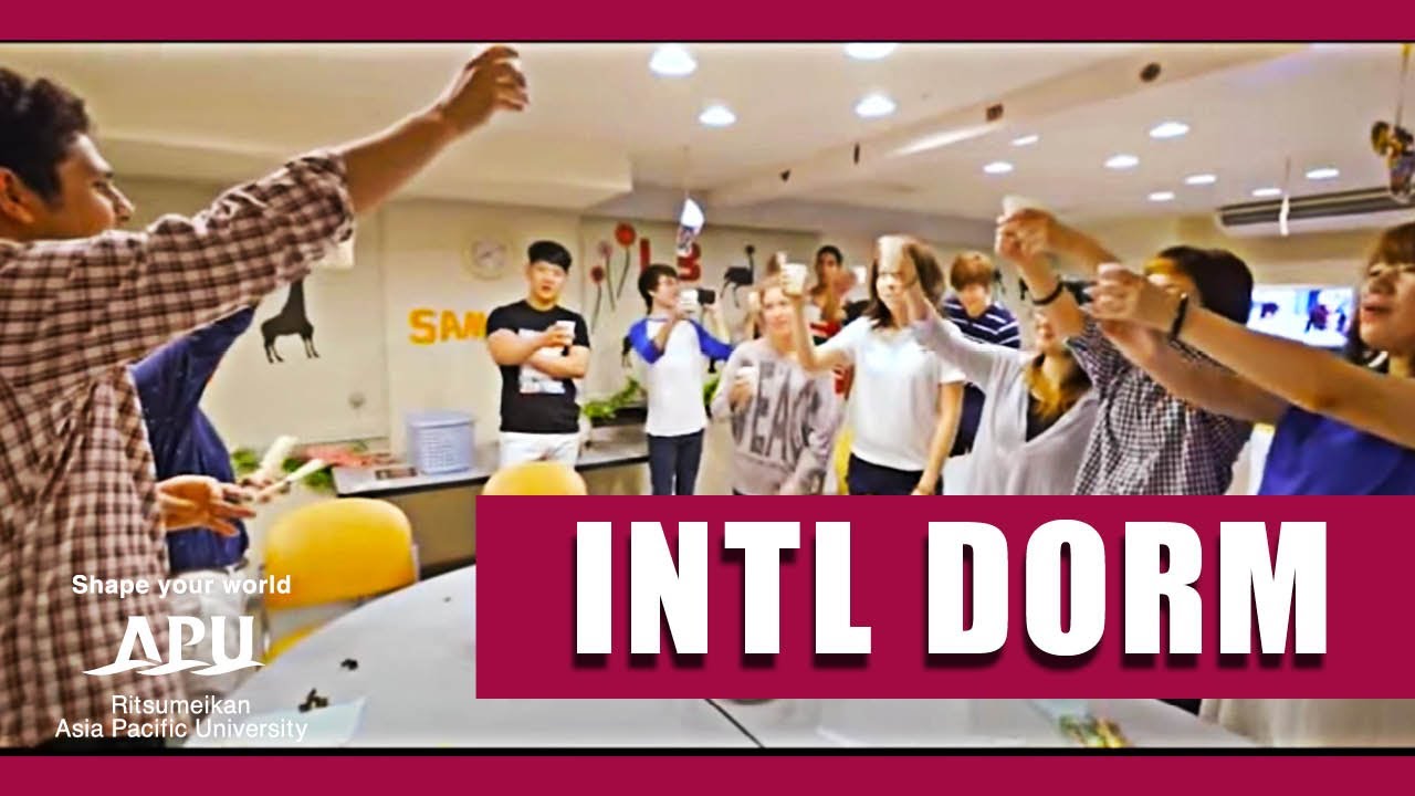 International Dormitory Life In Japan at AP House/ APU APハウス - YouTube