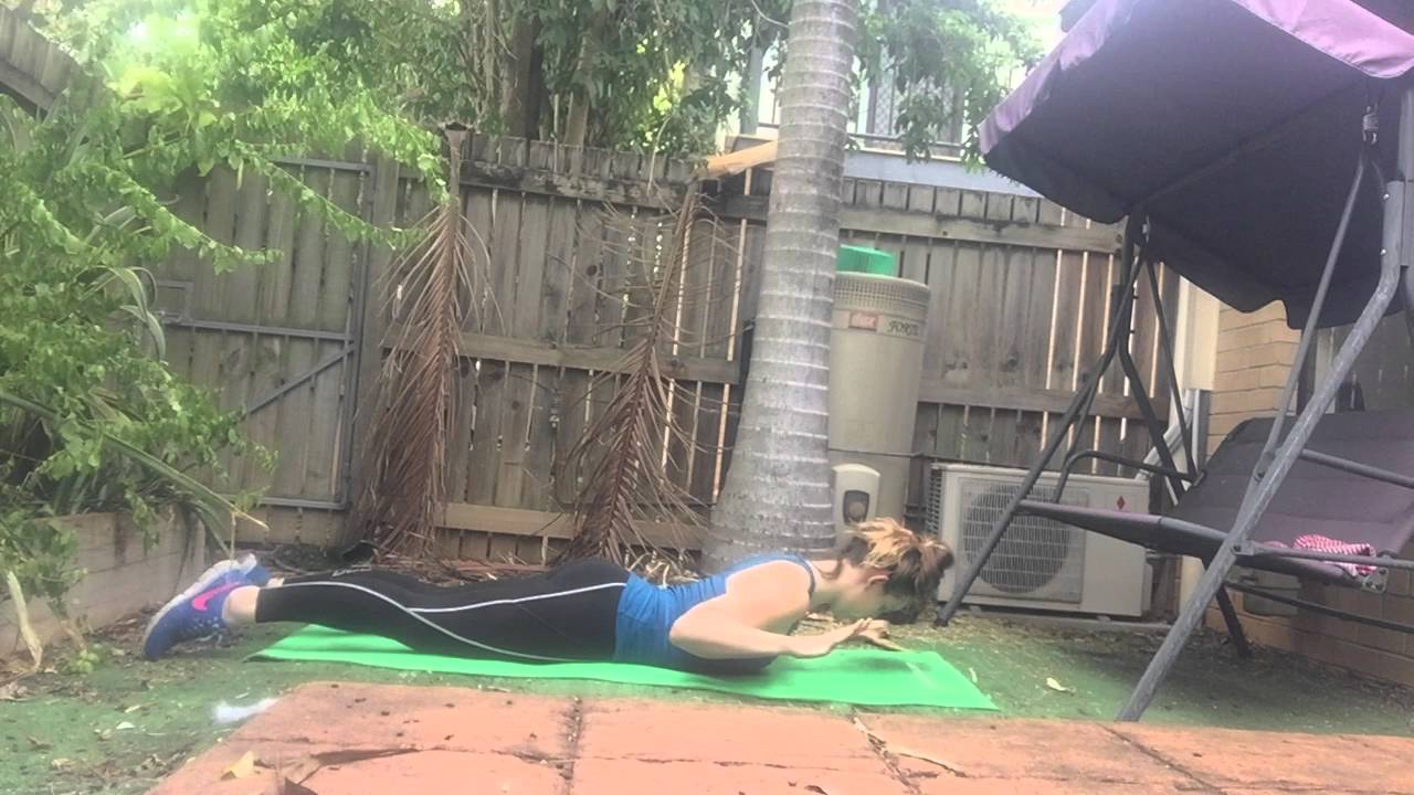 Prone Hover and Side Bend - YouTube