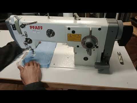 Pfaff 918 - Very high speed 3 step wide zizag sewing test (Max & Shed ...