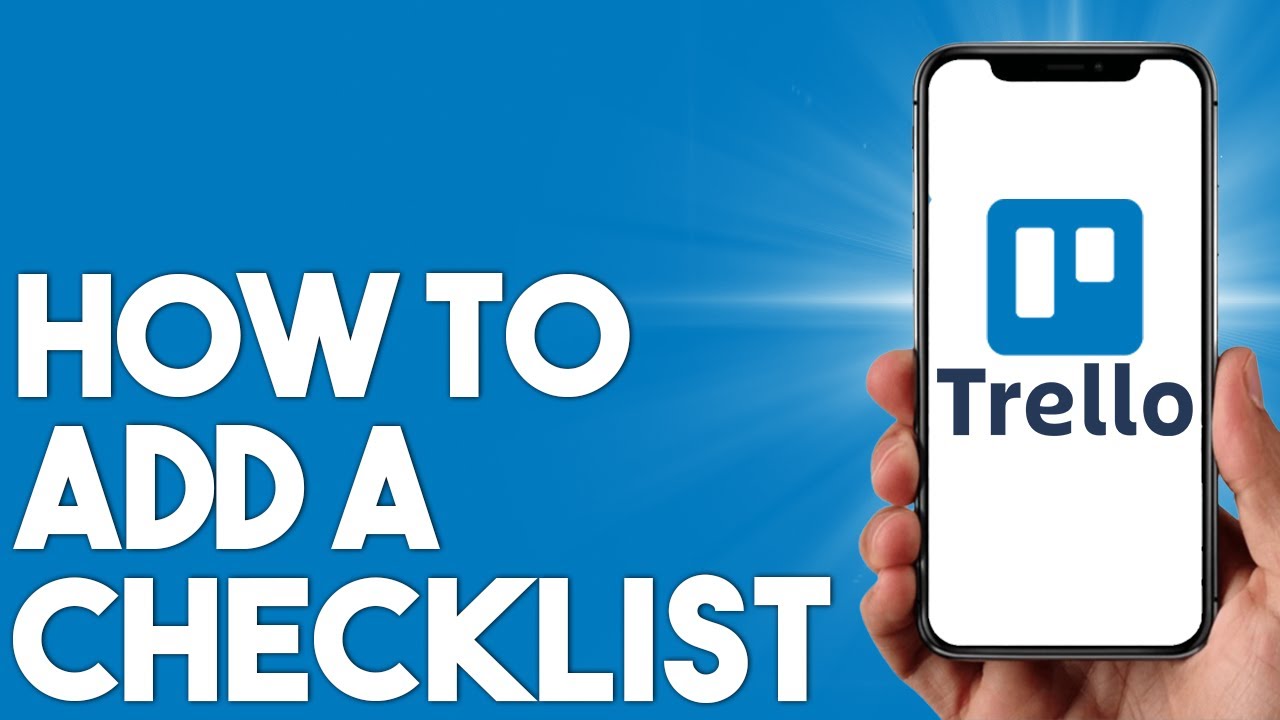 Trello Tutorial 2024 - How To Add Checklist To Card In Trello - YouTube