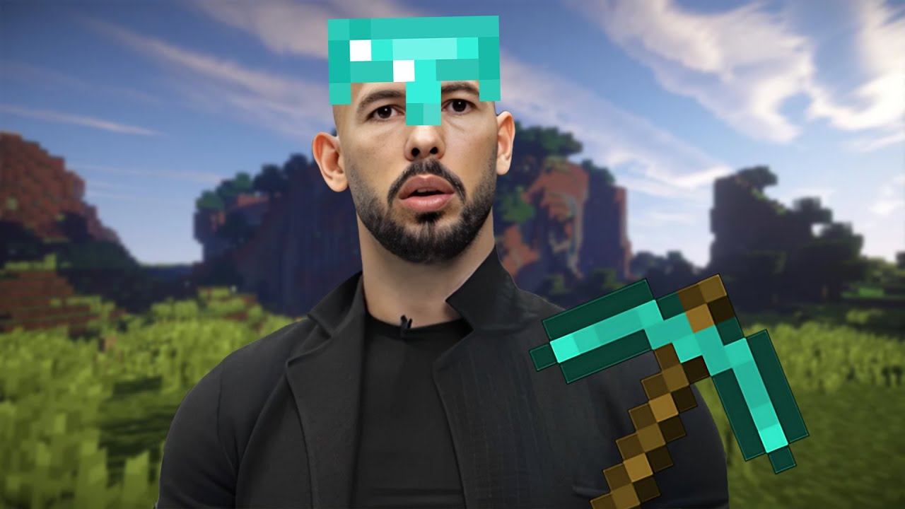 Andrew Tate Plays Minecraft For 32 Minutes Straight - YouTube