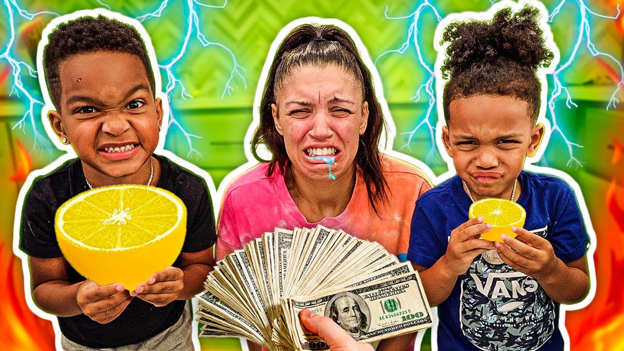LAST TO STOP EATING LEMONS WINS $1,000 FOOD CHALLENGE WITH THE PRINCE ...