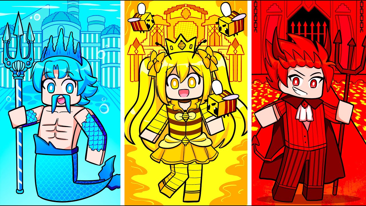 Using Only ONE COLOR Build Battle Challenge In MINECRAFT! - YouTube