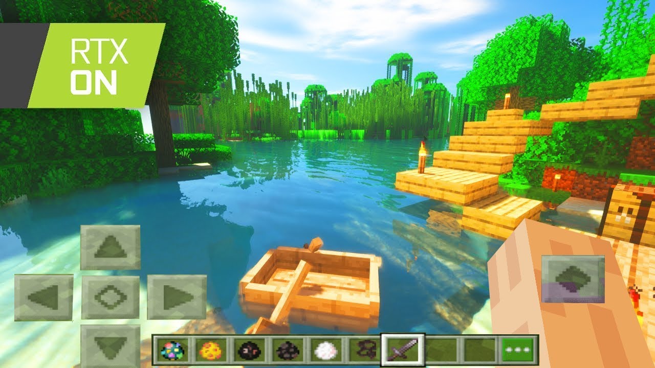 Real RTX In MCPE! - YouTube