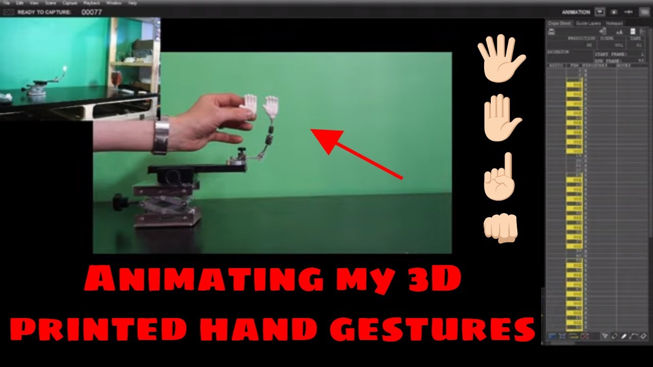 Live Stream - I'm going to be animating my new custom 3D printed hands ...